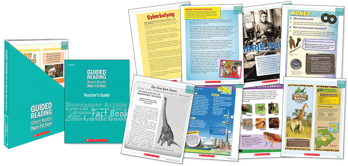 Guided Reading Short Reads Non-fiction Level T Complete Pack ...