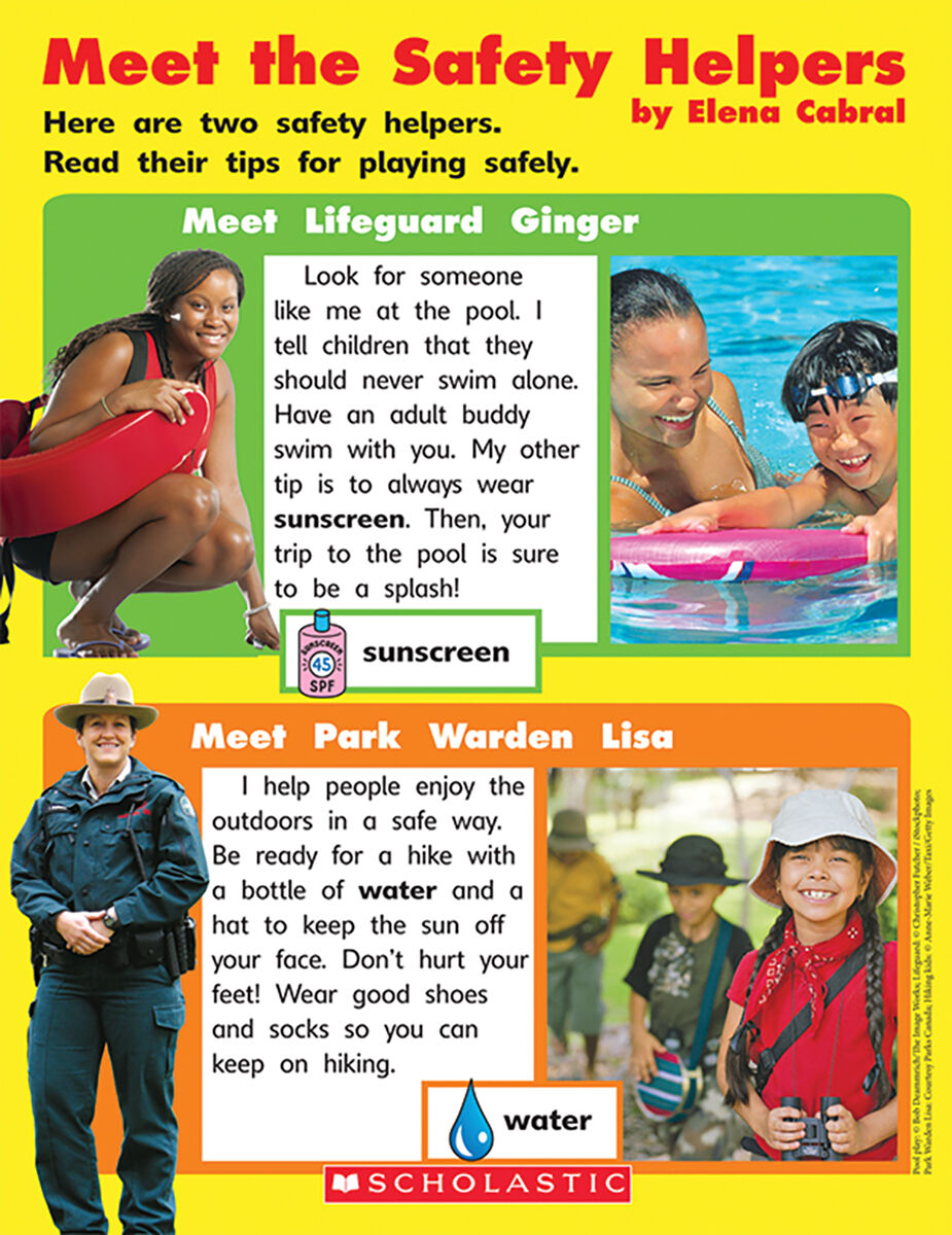 Literacy Place PLUS Grade 2: Level I: Meet the Safety Helpers 6 Pack ...