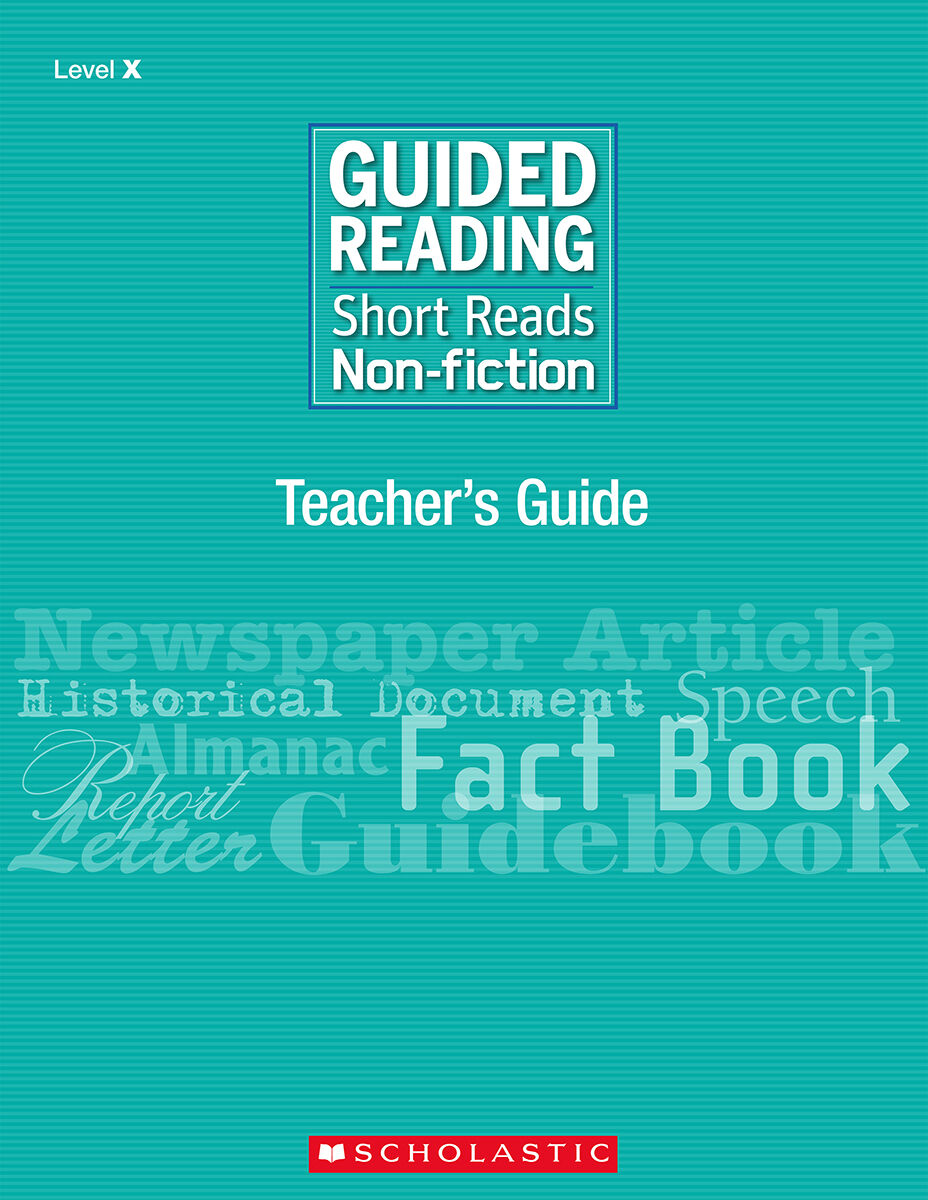 Guided Reading Short Reads Non-fiction Level X Complete Pack ...