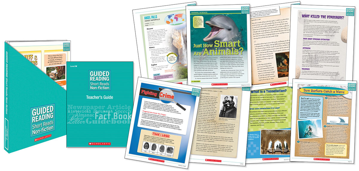 Guided Reading Short Reads Non-fiction Level W Complete Pack ...