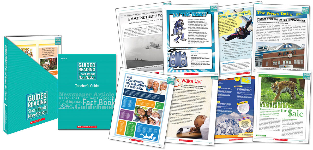 Guided Reading Short Reads Non-fiction Level S Complete Pack ...